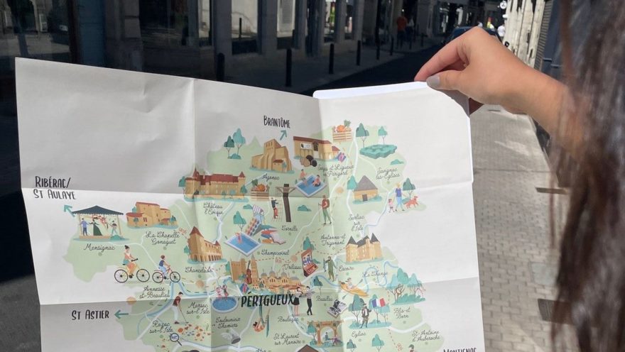 Map of the Grand Périgueux - Office de Tourisme du Grand Périgueux